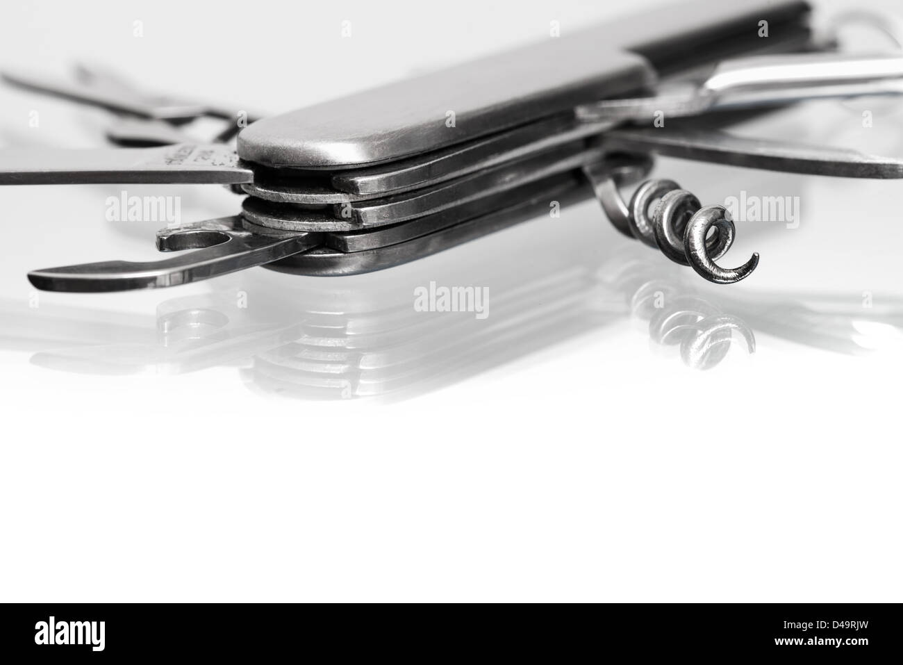 This is an image of a multi tool knife, scissors, screwdriver etc Stock ...