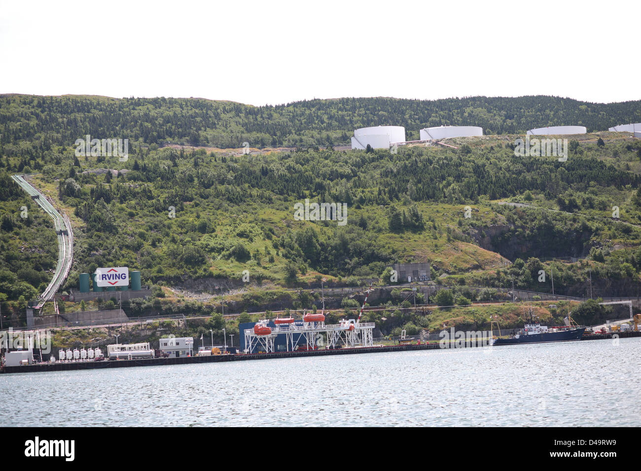 An Irving Marine Terminal in St John's Newfoundland Stock Photo - Alamy