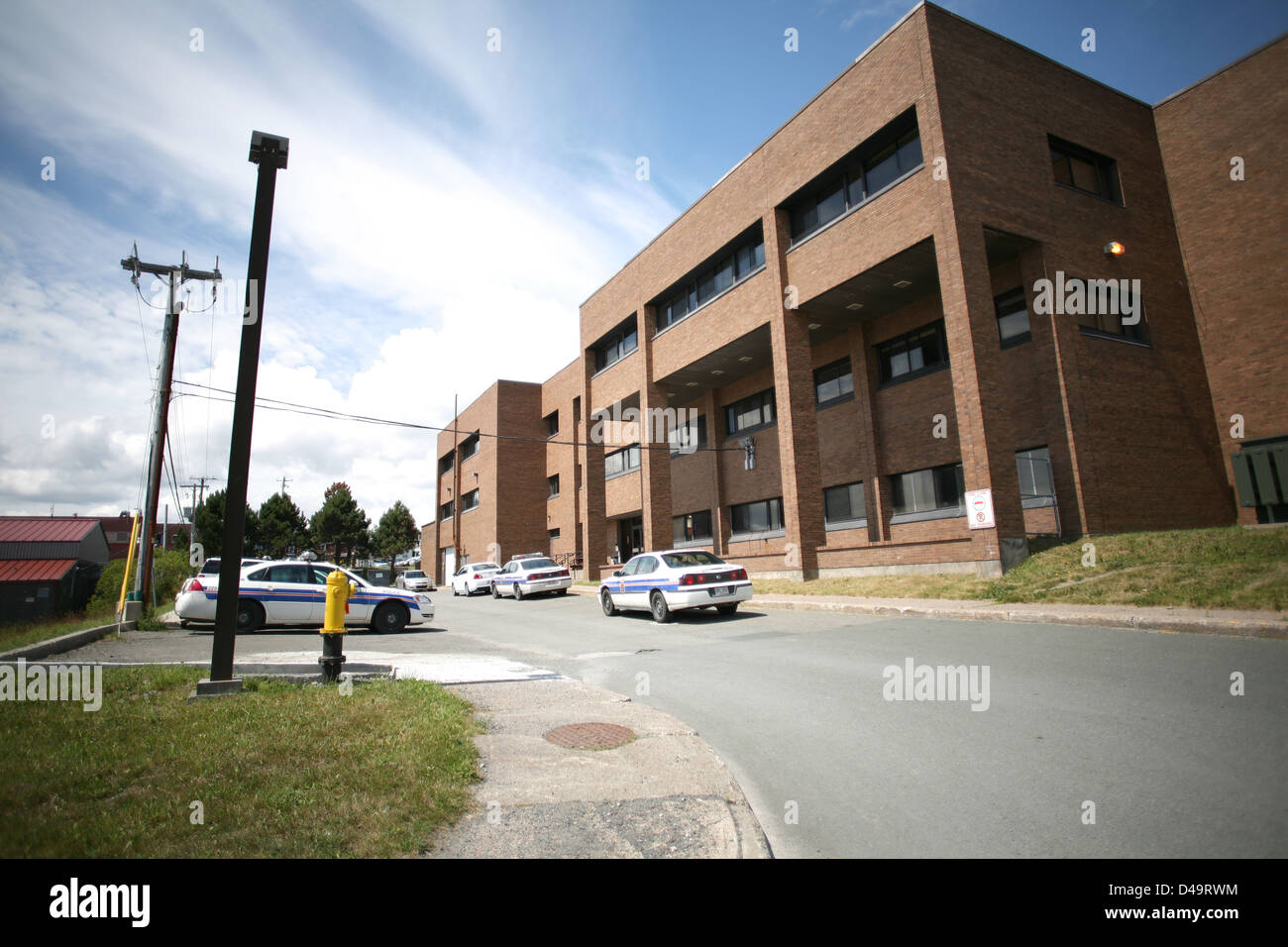 The Royal Newfoundland Constabulary (RNC) police headquaters in St John ...