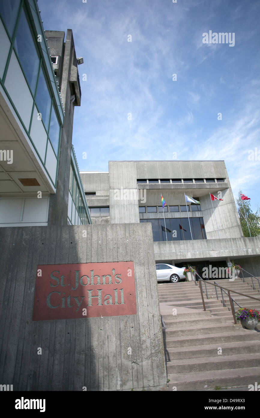 The CIty Hall building in St John's,Newfoundland Stock Photo - Alamy