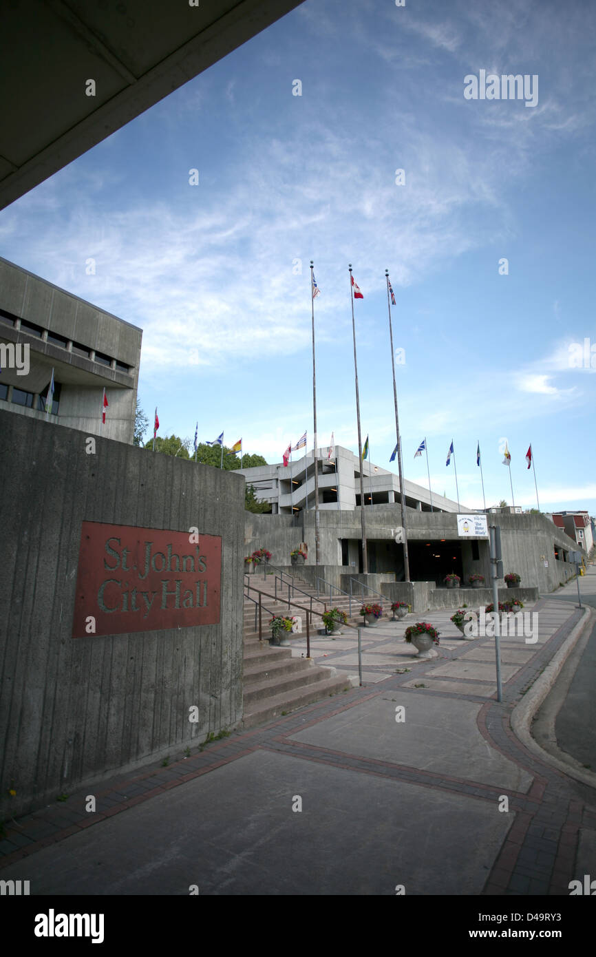 The CIty Hall building in St John's,Newfoundland Stock Photo - Alamy