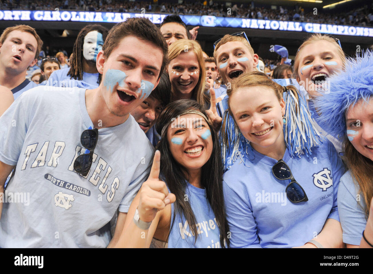 North carolina tar heels fans hi-res stock photography and images - Alamy