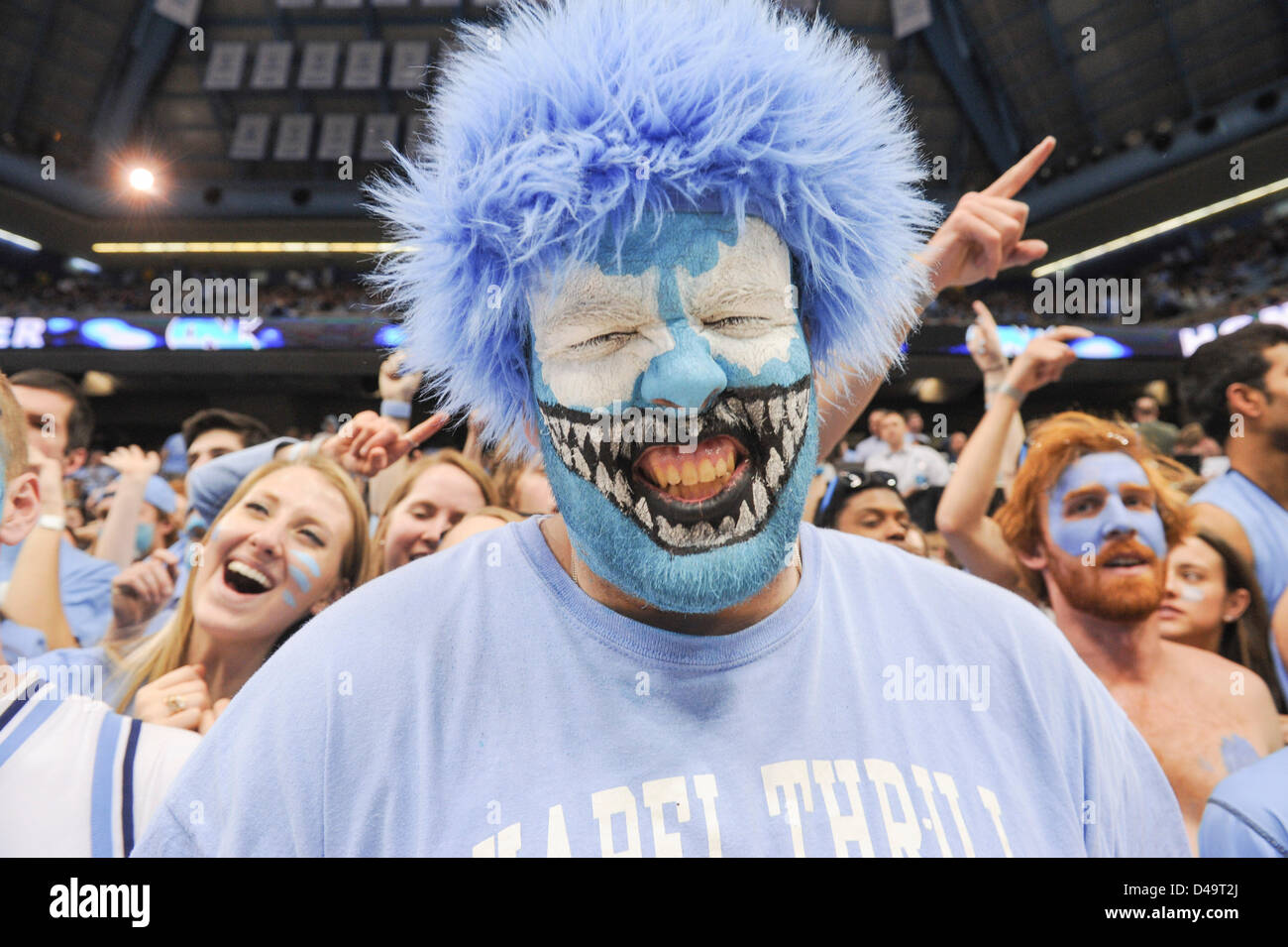 North carolina tar heels fans hi-res stock photography and images - Alamy