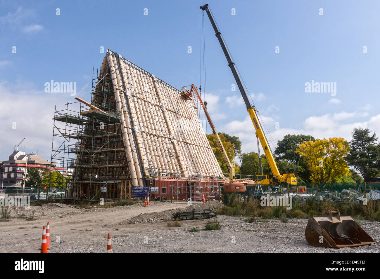 Shigeru ban cardboard cathedral hi-res stock photography and images - Alamy