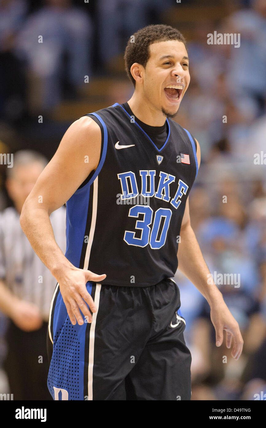 March 9, 2013 - Chapel Hill, NC, U.S - March 9, 2013: Duke Blue Devils ...