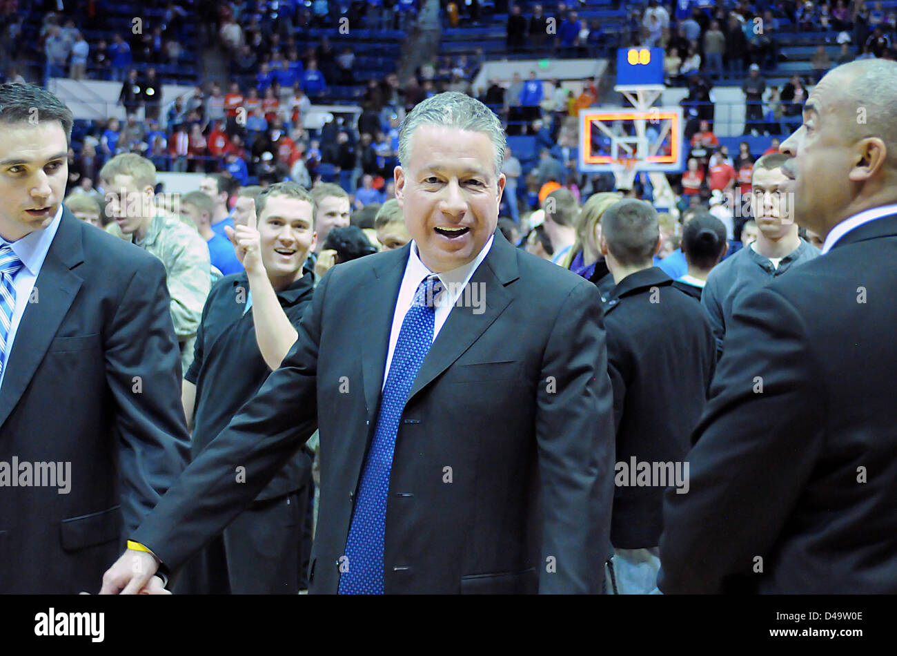 Colorado Springs, Colorado, USA. 9th March, 2013. Air Force head coach ...
