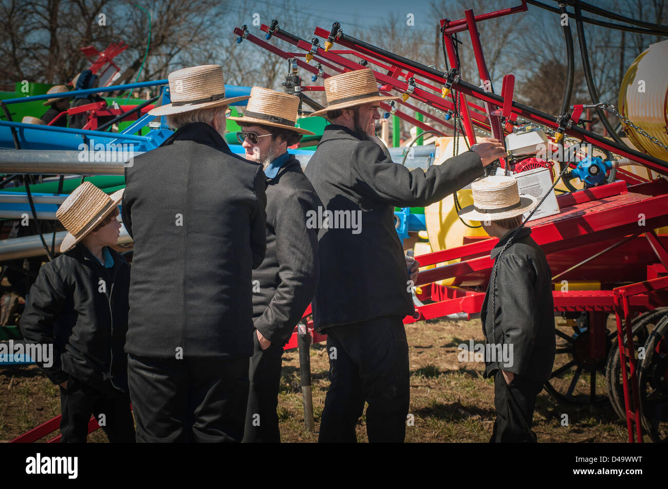 Lancaster, Pennsylvania, US. 9th March, 2013. A "mud sale" is held in ...