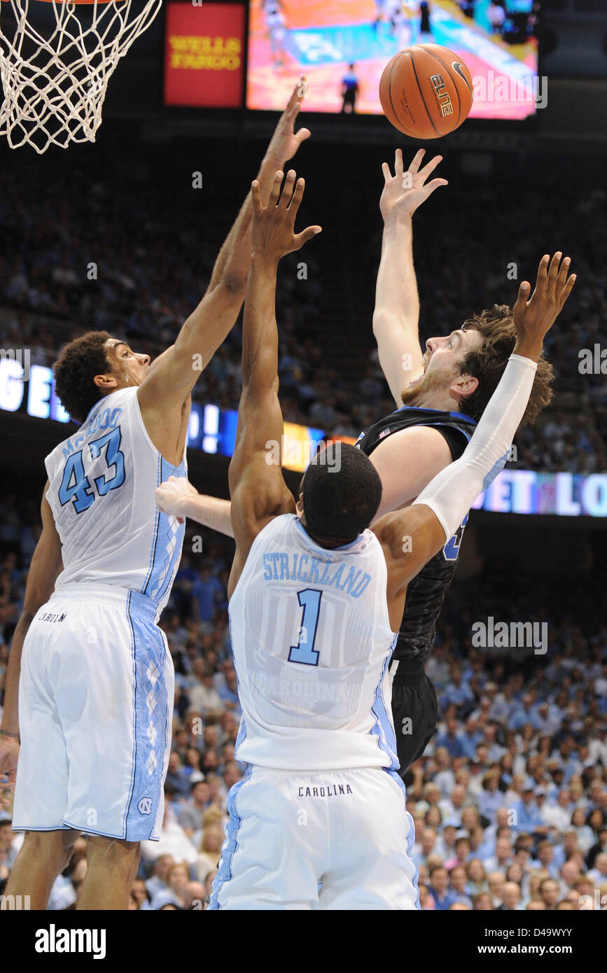 March 9, 2013 - Chapel Hill, NC, U.S - March 9, 2013: Duke Blue Devils ...