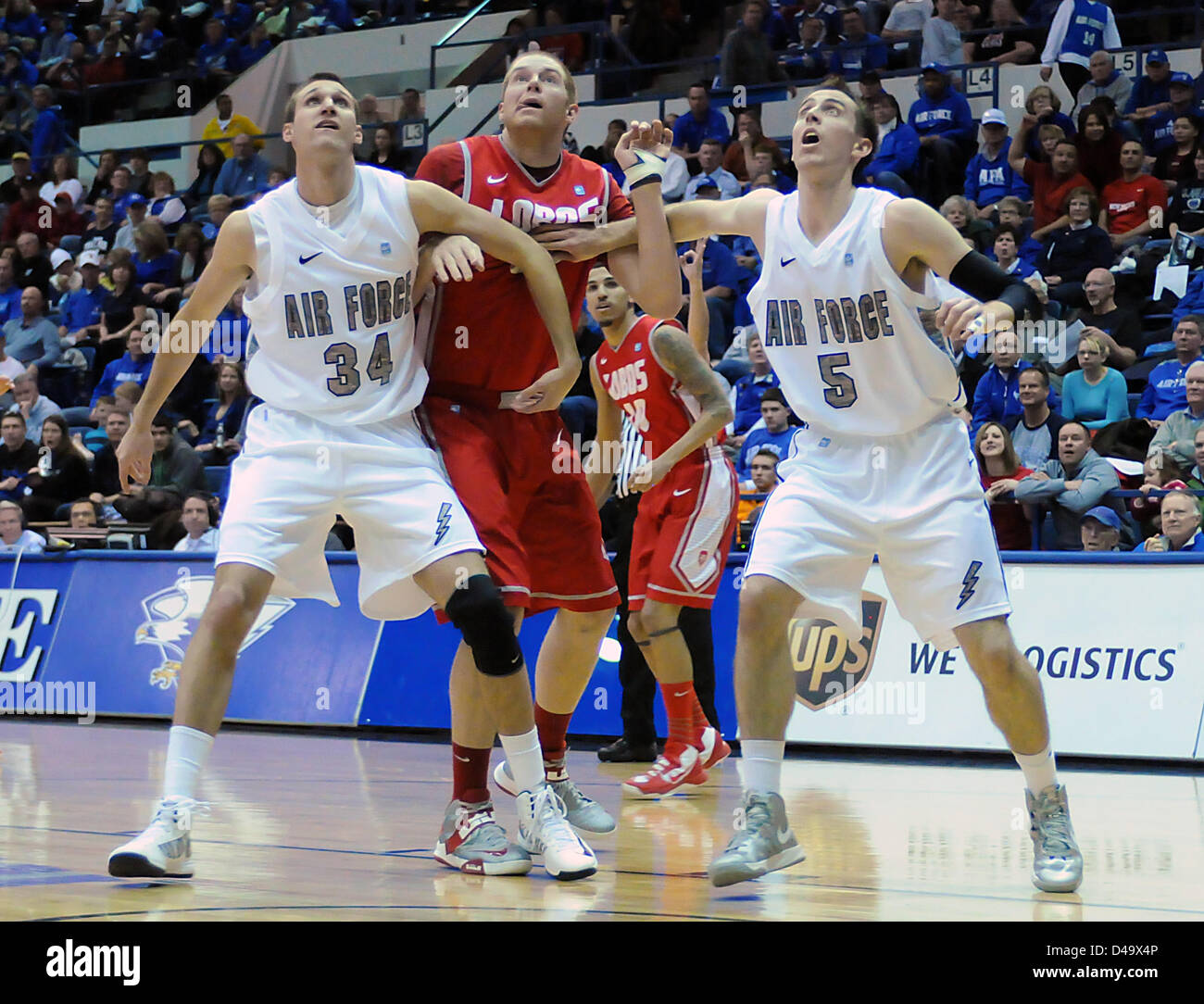 Colorado Springs, Colorado, US. 9th March, 2013. Air Force center ...