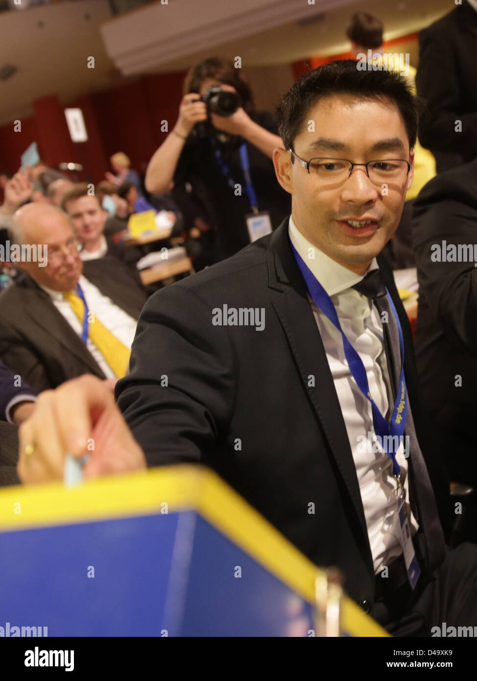 Berlin, Germany, 9th March, 2013Chairman of the FDP Philipp Roesler ...