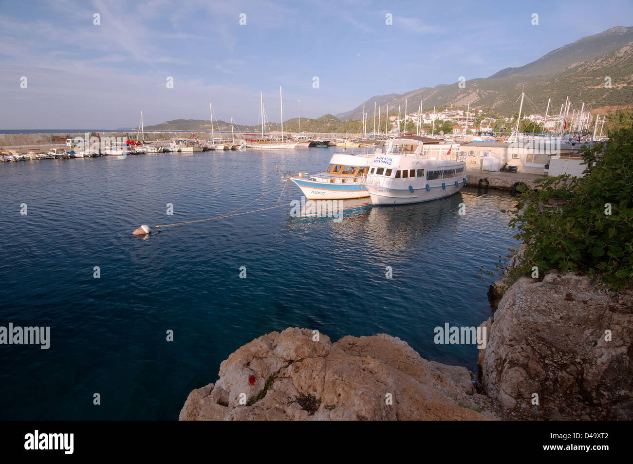 Harbor of Kas, Turkey Stock Photo - Alamy