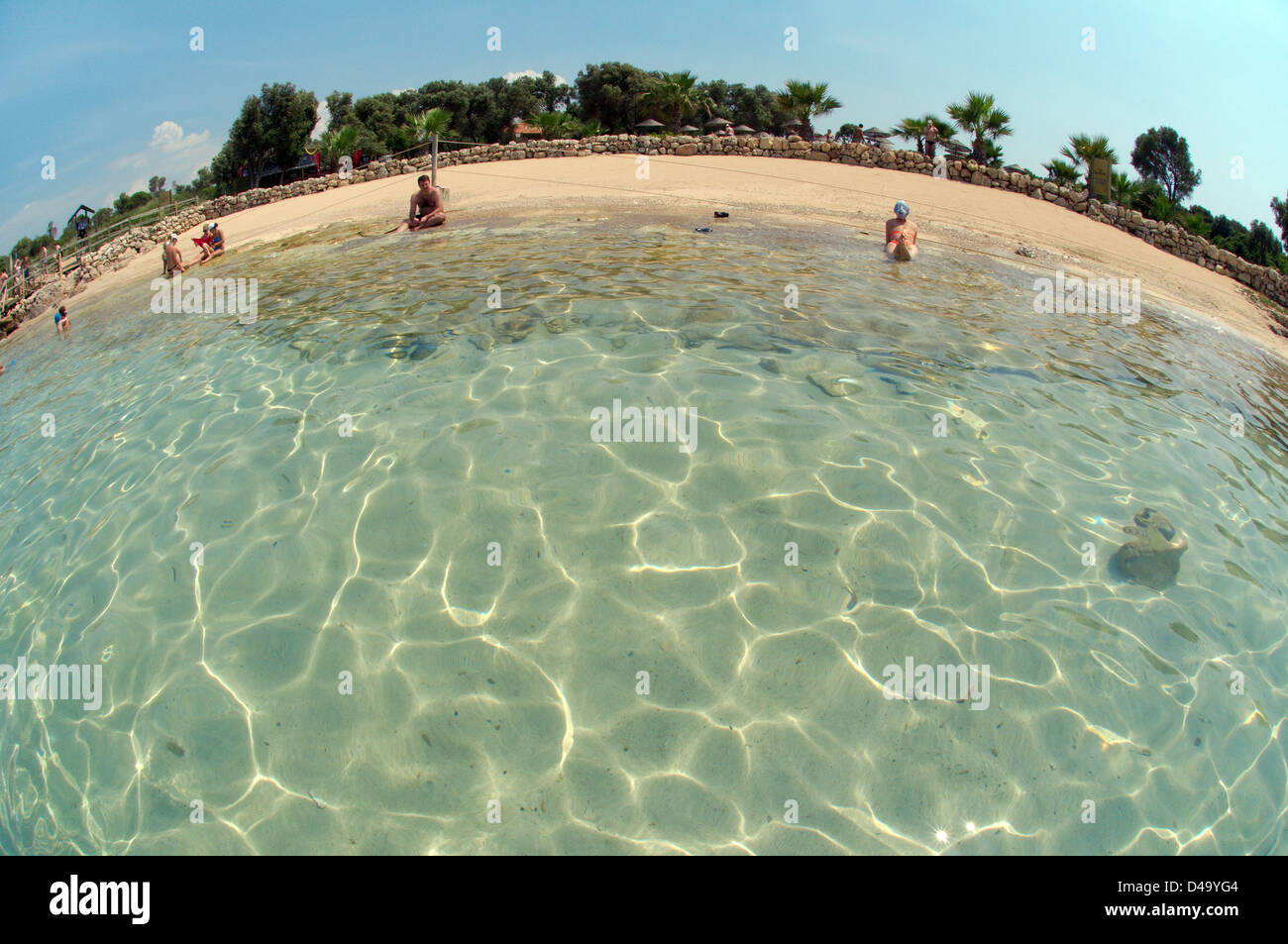 Cleopatra beach, Cleopatra island (Sedir Island), Aegean Sea, Turkey ...