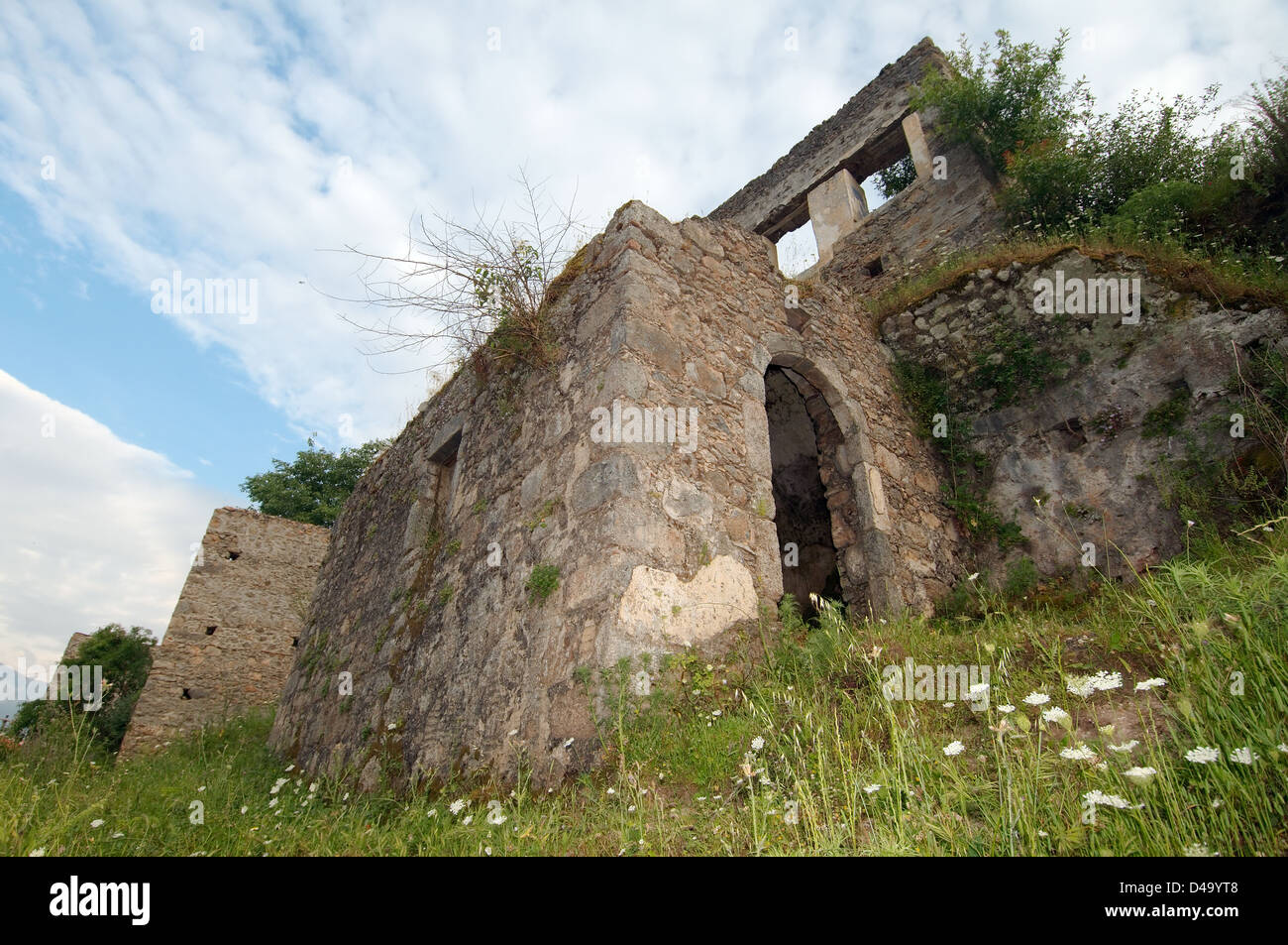 Greek ghost town of Levissi, Karmylassos, Kayakoey, Turkey Stock Photo ...