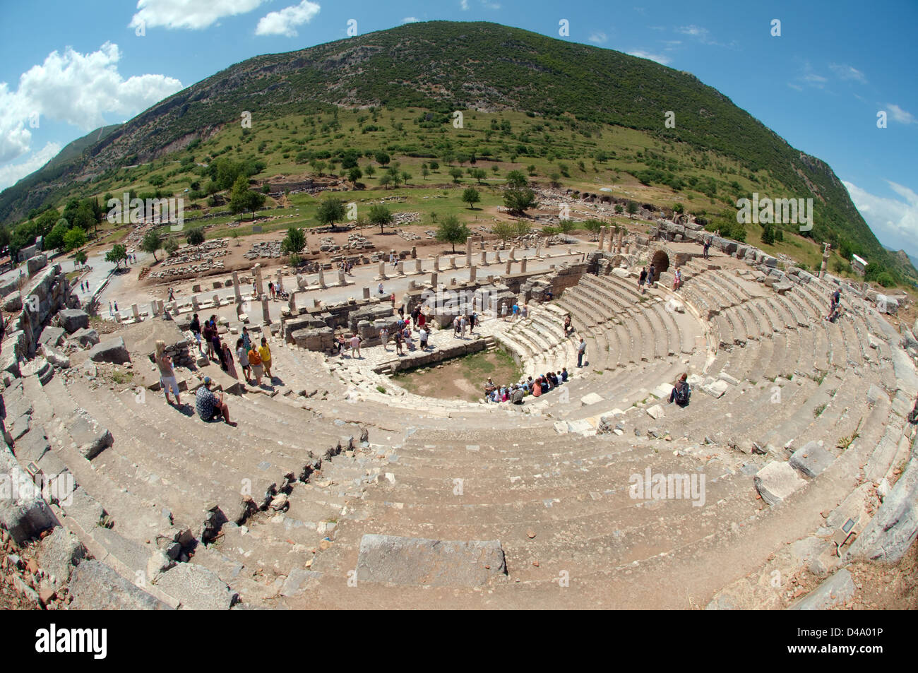 Roman theater, antique city of Ephesus, Efes, Turkey, Western Asia ...