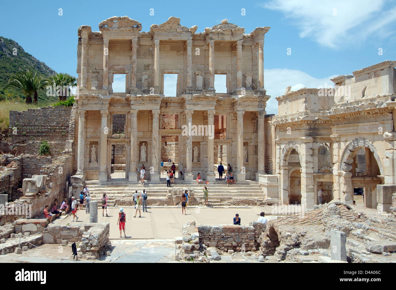 Library of Celsus, antique city of Ephesus, Efes, Turkey, Western Asia ...