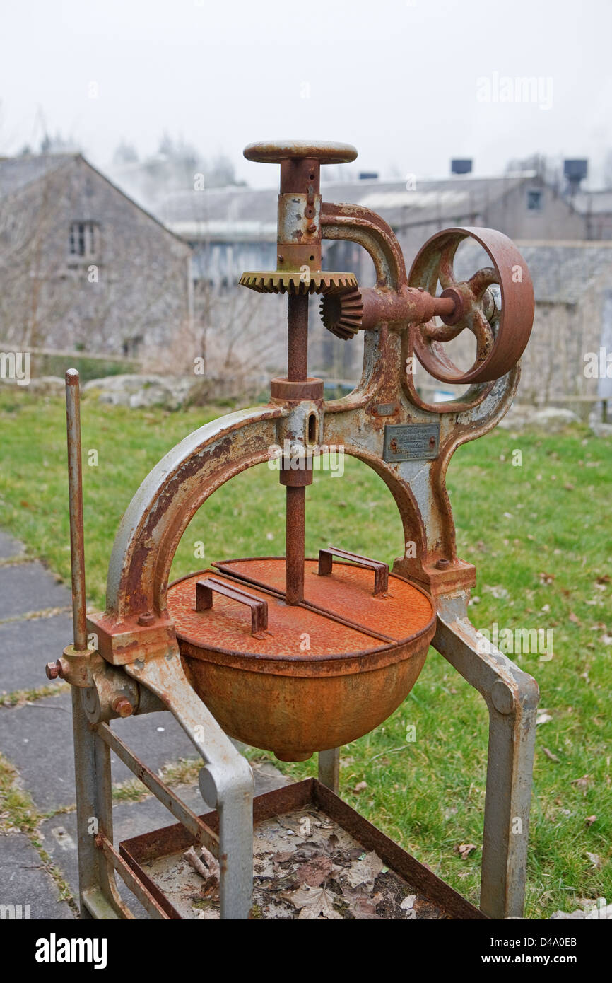 Bush's Patent Ink Mixing Machine outside Heron Corn Mill in Beetham ...