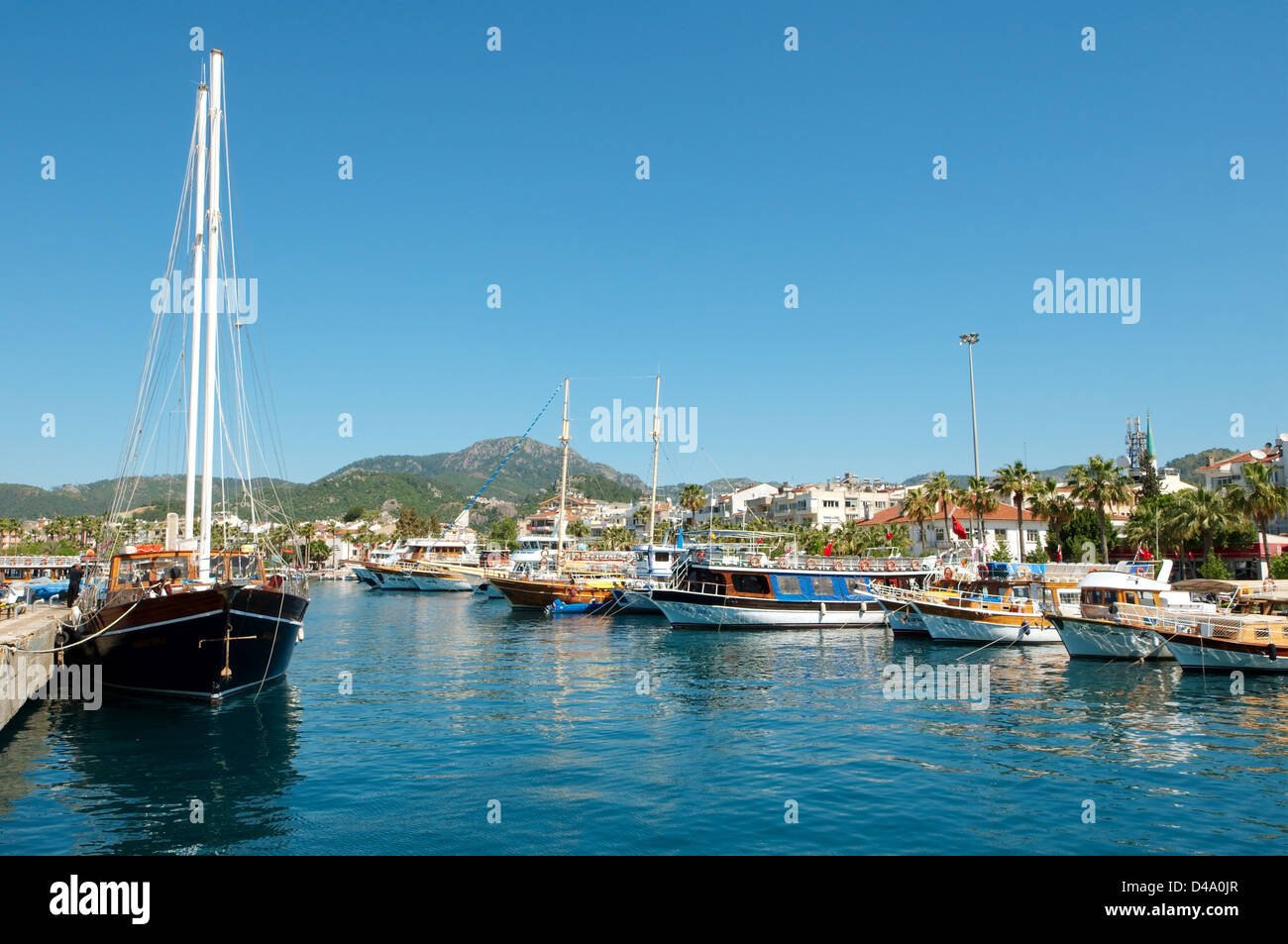 Harbour, Marmaris, Muğla Province, Turkey Stock Photo - Alamy