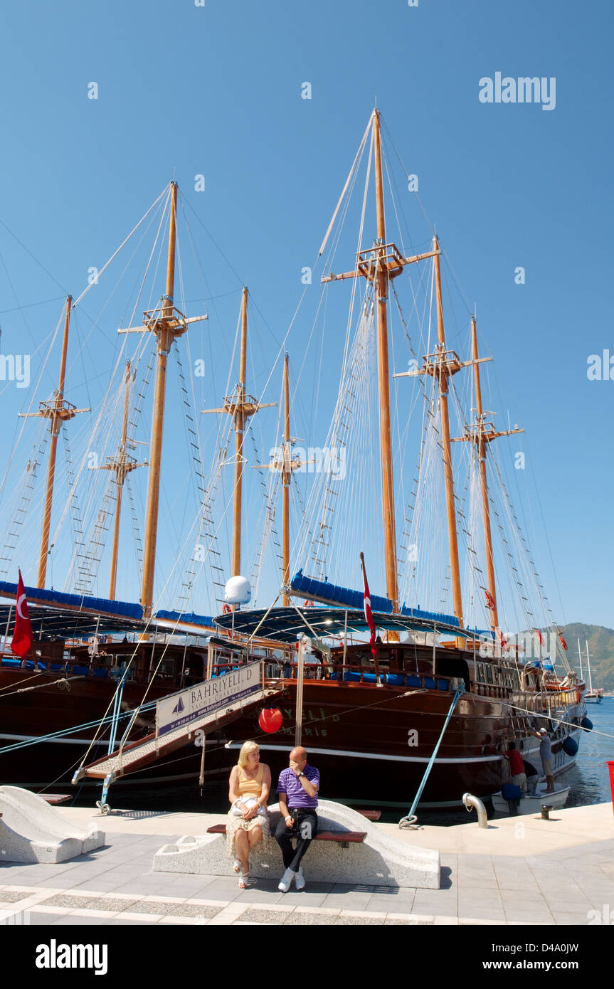 Harbour promenade, Marmaris, Muğla Province, Turkey Stock Photo - Alamy