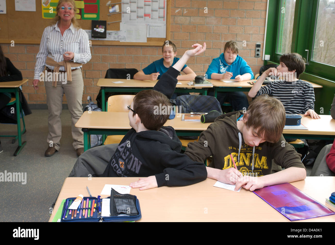 German classes hi-res stock photography and images - Alamy