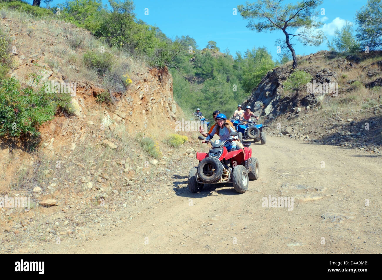 quad bike in Marmaris, Turkey, Western Asia Stock Photo - Alamy