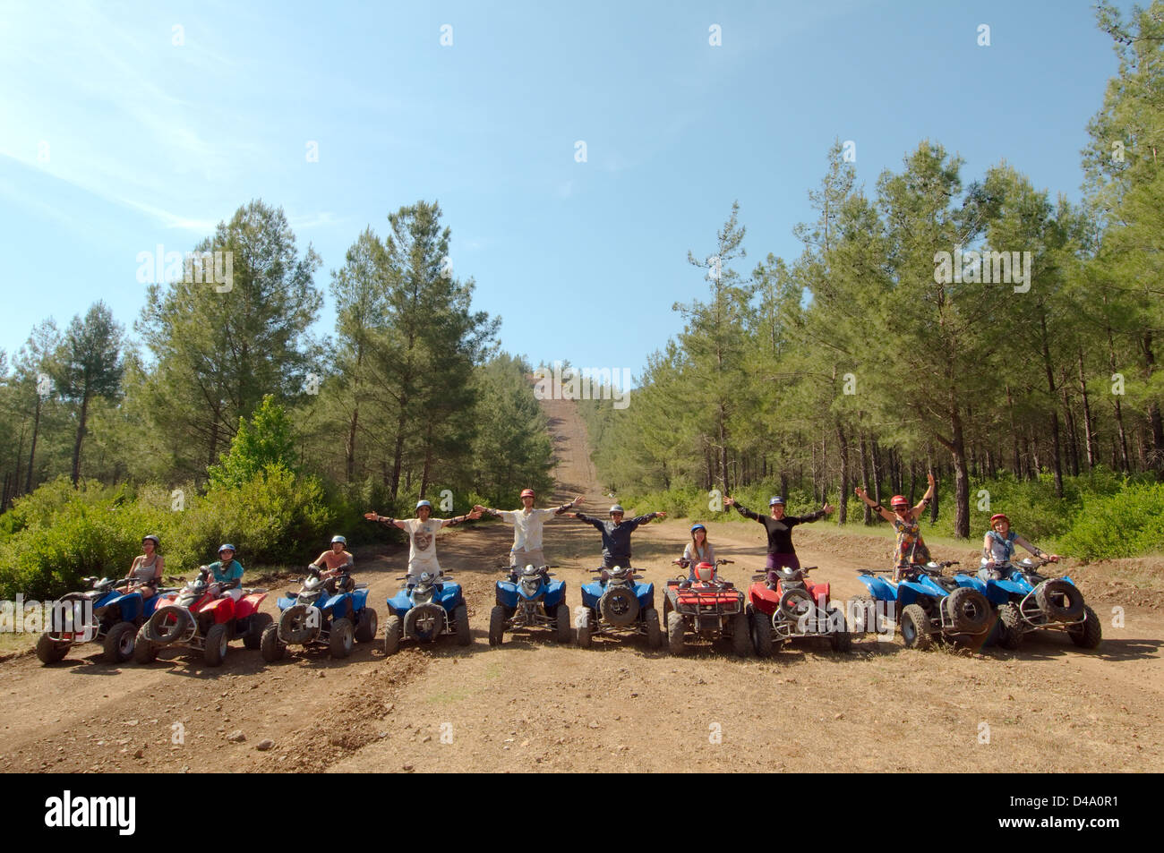 quad bike in Marmaris, Turkey, Western Asia Stock Photo - Alamy