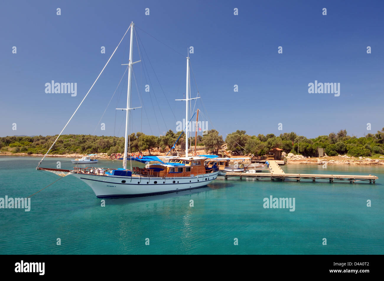 Cleopatra island (Sedir Island), Aegean Sea, Turkey Stock Photo - Alamy