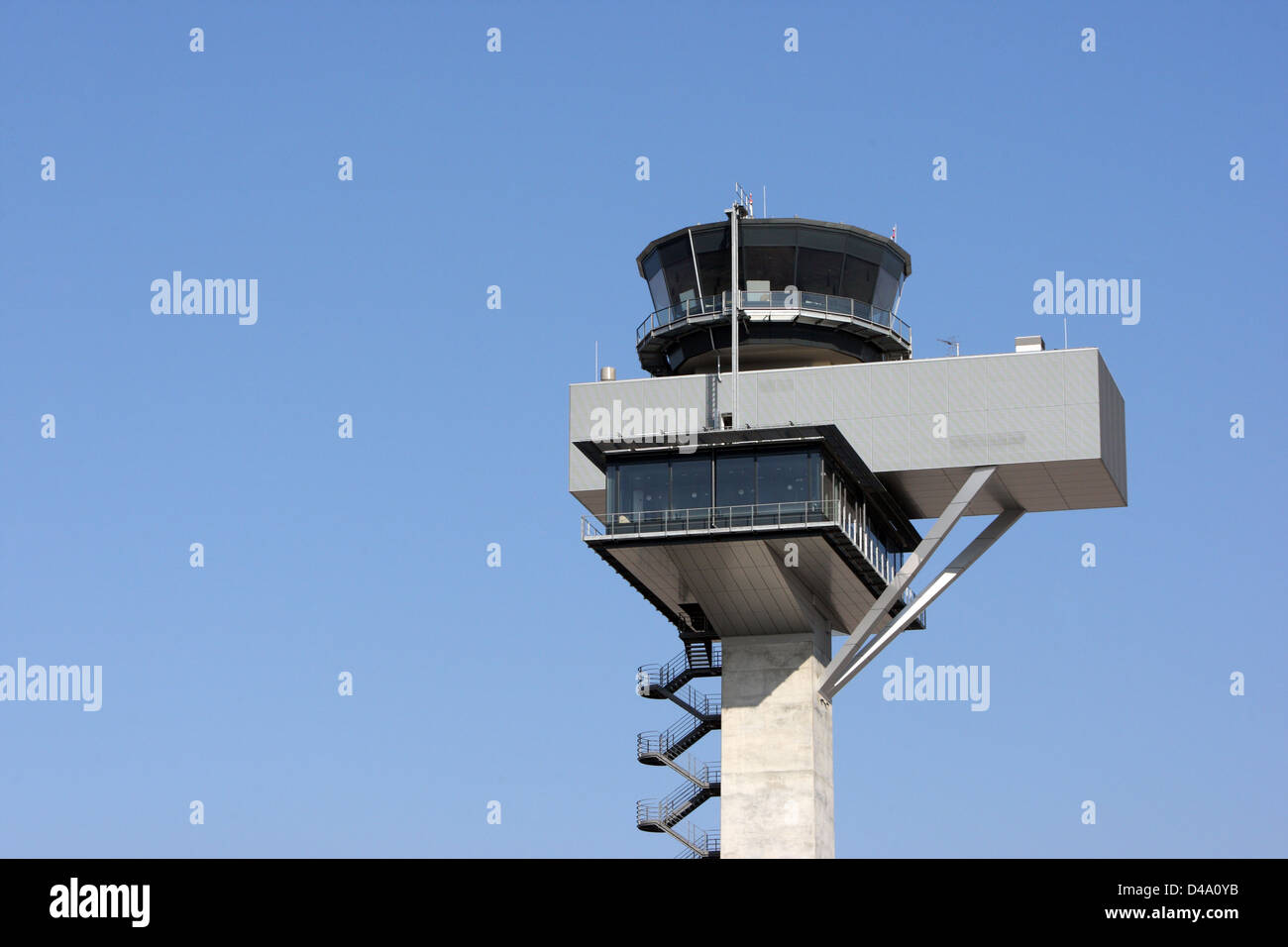 Schoenefeld, Germany, Tower of BB Stock Photo - Alamy
