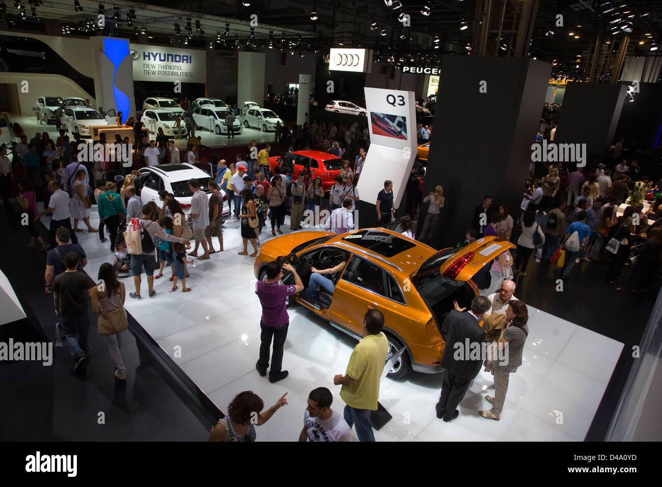Barcelona, Spain, the International Motor Show in Barcelona Stock Photo ...