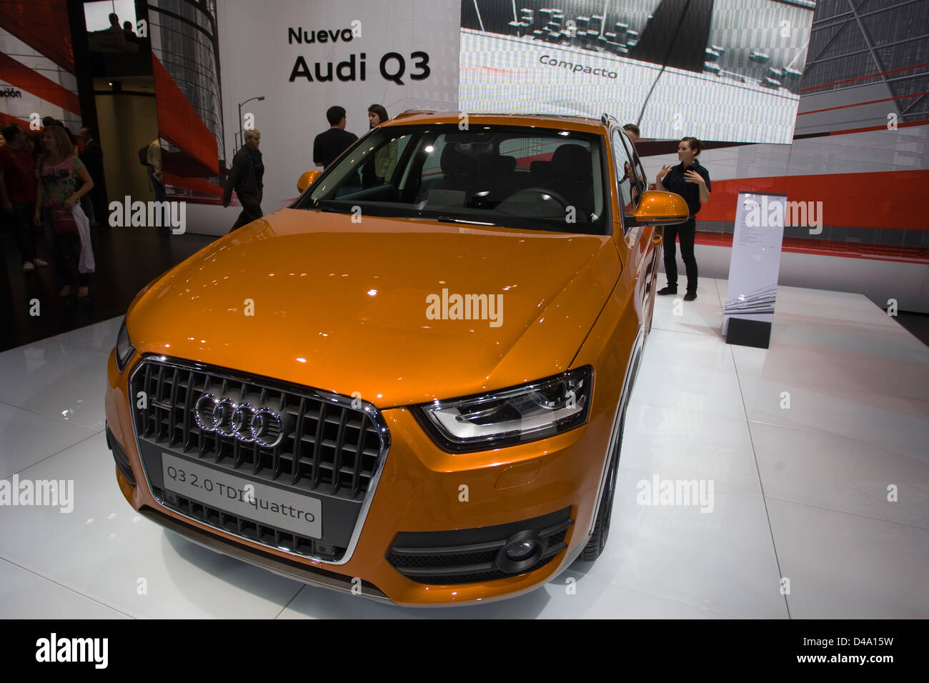 Barcelona, Spain, the International Motor Show in Barcelona Stock Photo ...