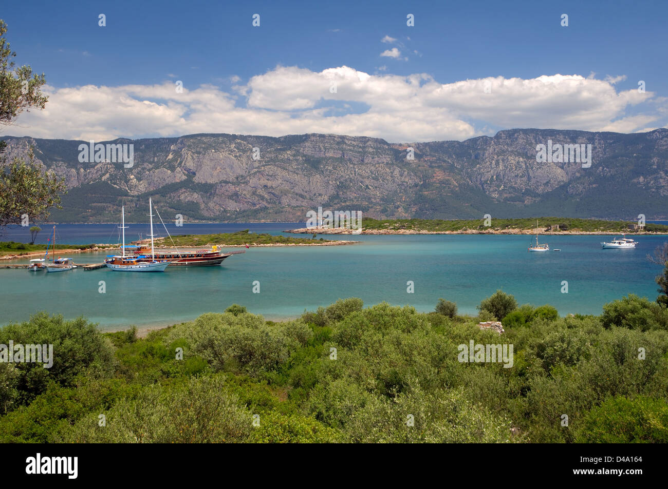 Cleopatra island (Sedir Island), Aegean Sea, Turkey Stock Photo - Alamy