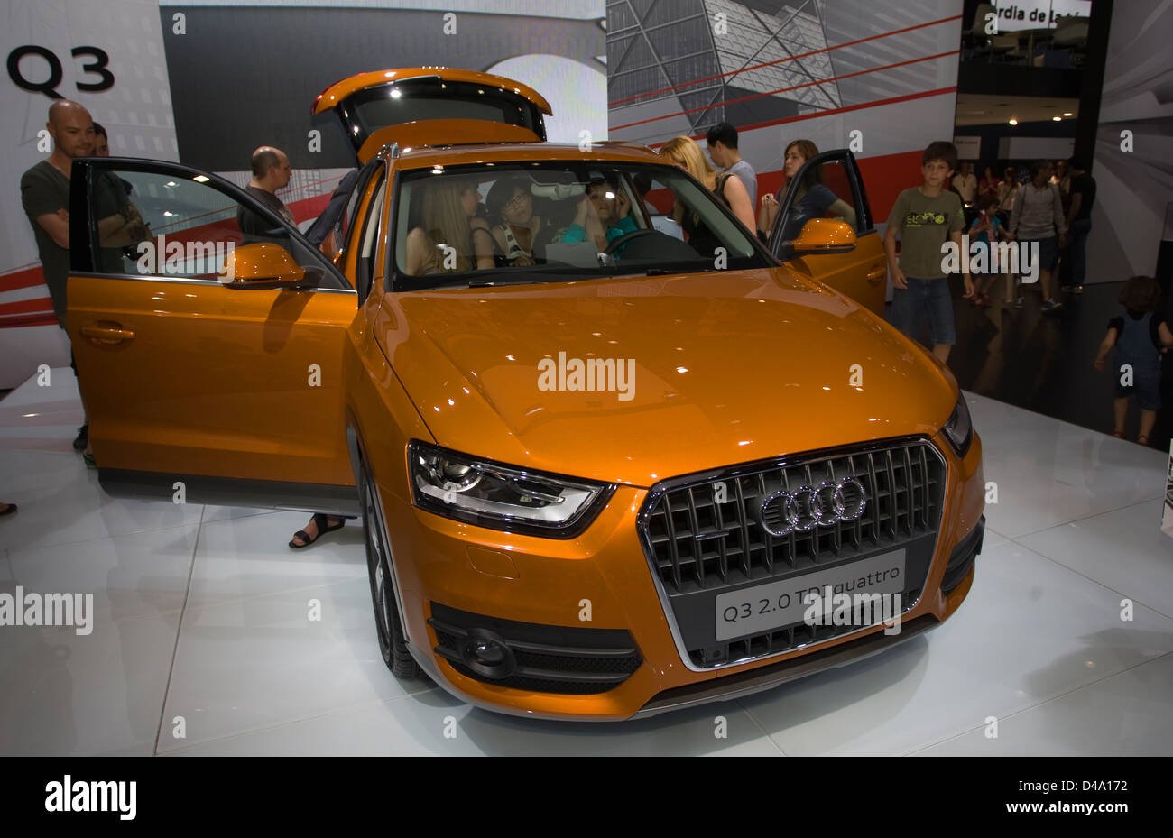 Barcelona, Spain, the International Motor Show in Barcelona Stock Photo ...