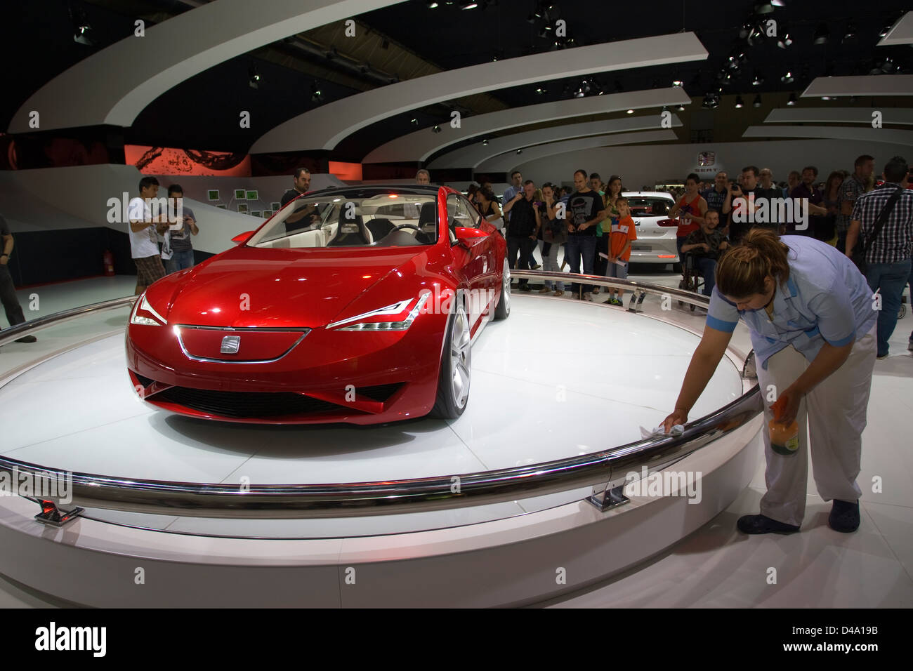 Barcelona, Spain, the International Motor Show in Barcelona Stock Photo ...