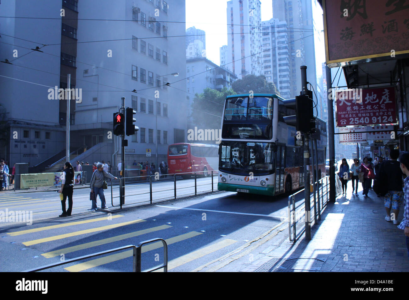 Roadside pollution in Hong Kong Stock Photo - Alamy