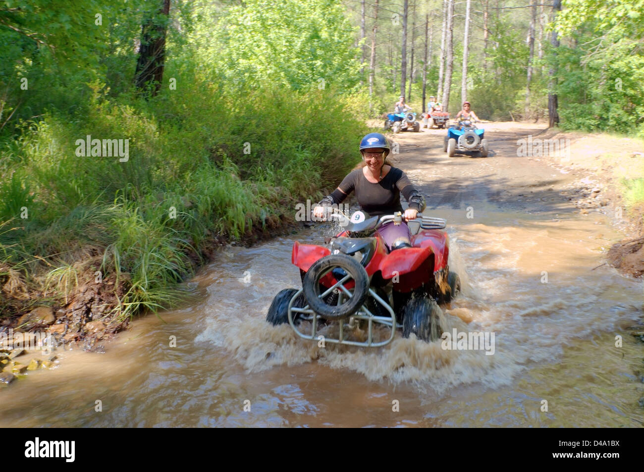 quad bike in Marmaris, Turkey, Western Asia Stock Photo - Alamy