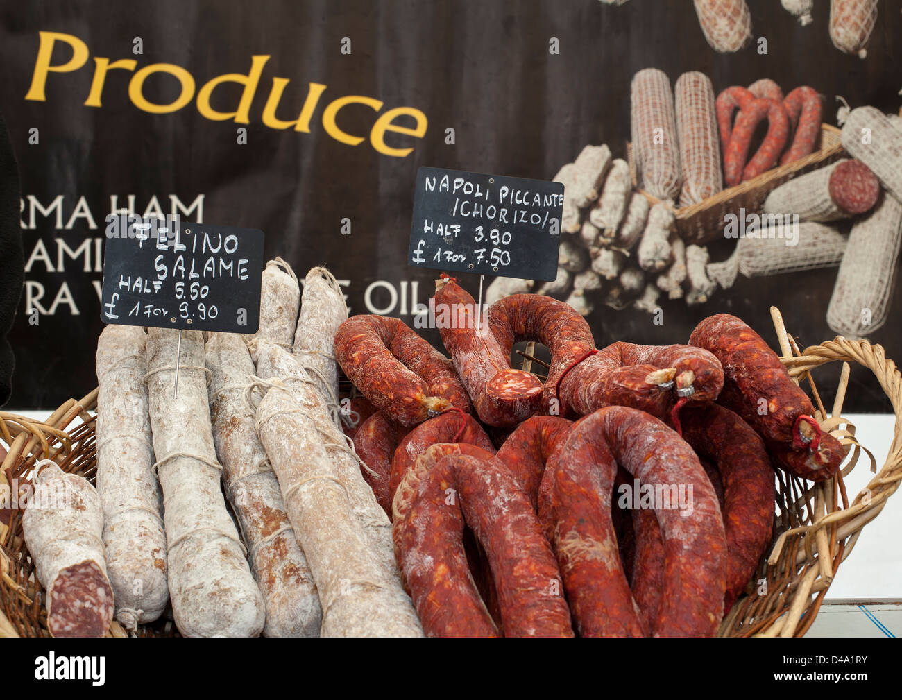 Continental foods; Felino Salame & Napoli Piccanti produce at the ...