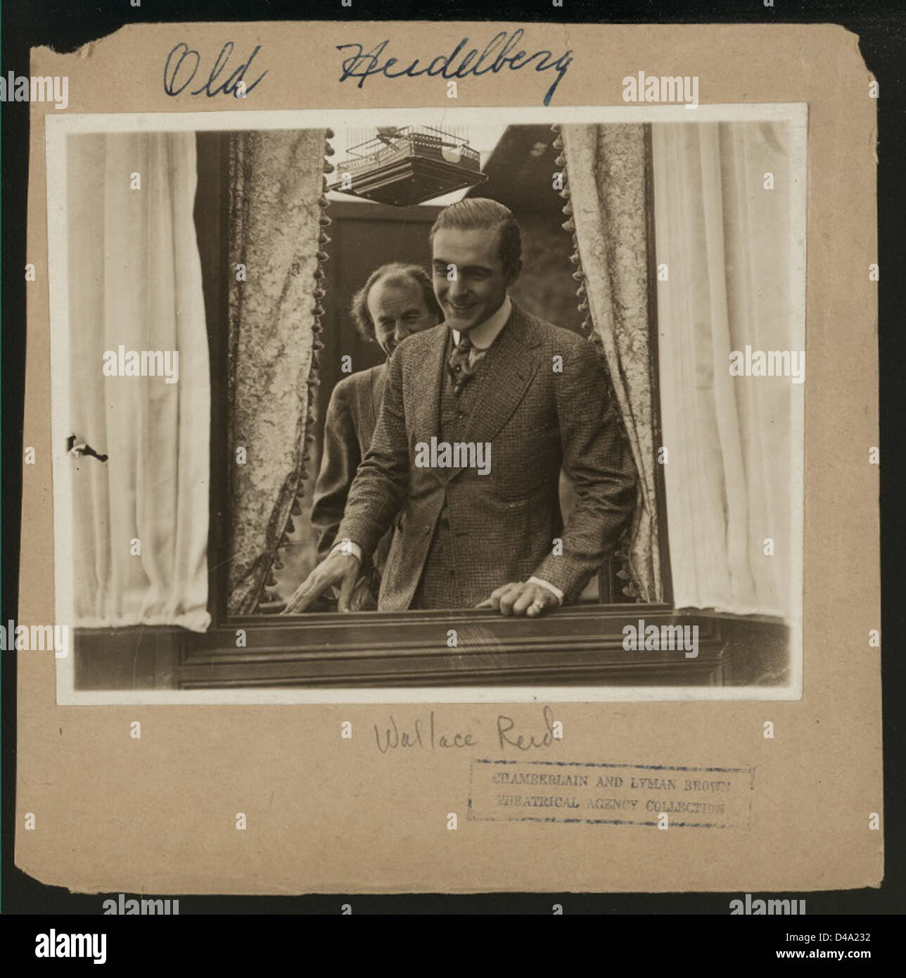 A still from the 1915 silent film *Old Heidelberg*, featuring actor ...