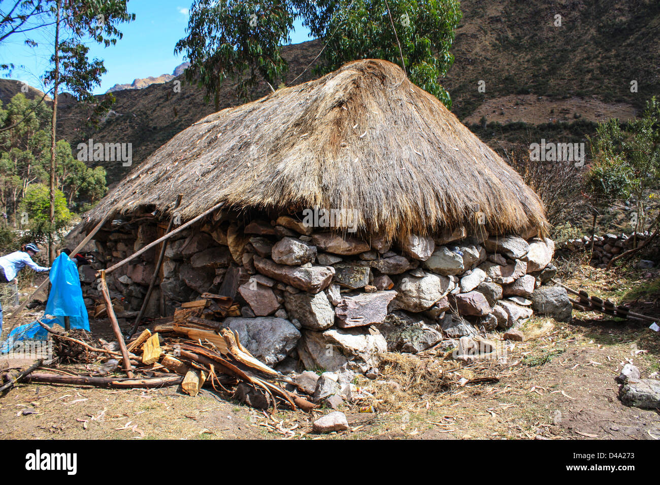 traditional home, Andes Mountains, Peru Stock Photo - Alamy