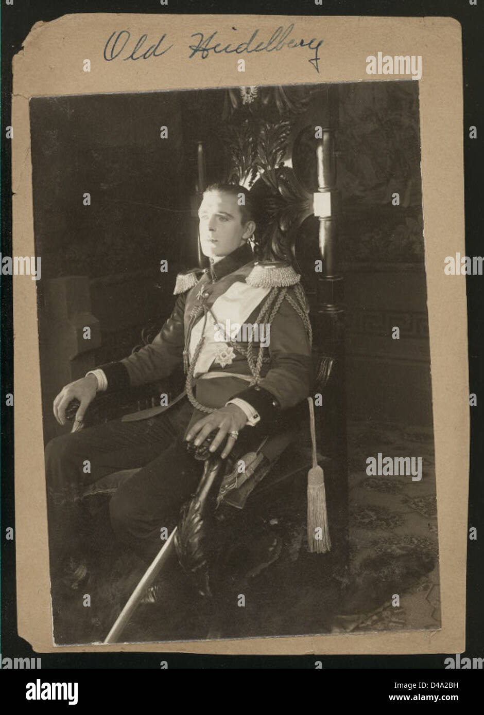Another still from the 1915 silent film *Old Heidelberg*, showcasing ...