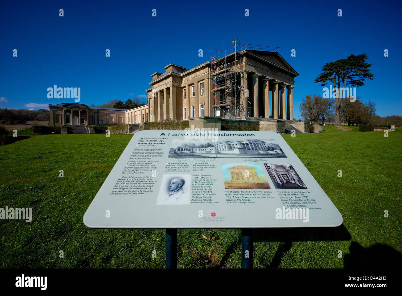 The Grange Northington Hampshire English Heritage UK Stock Photo - Alamy