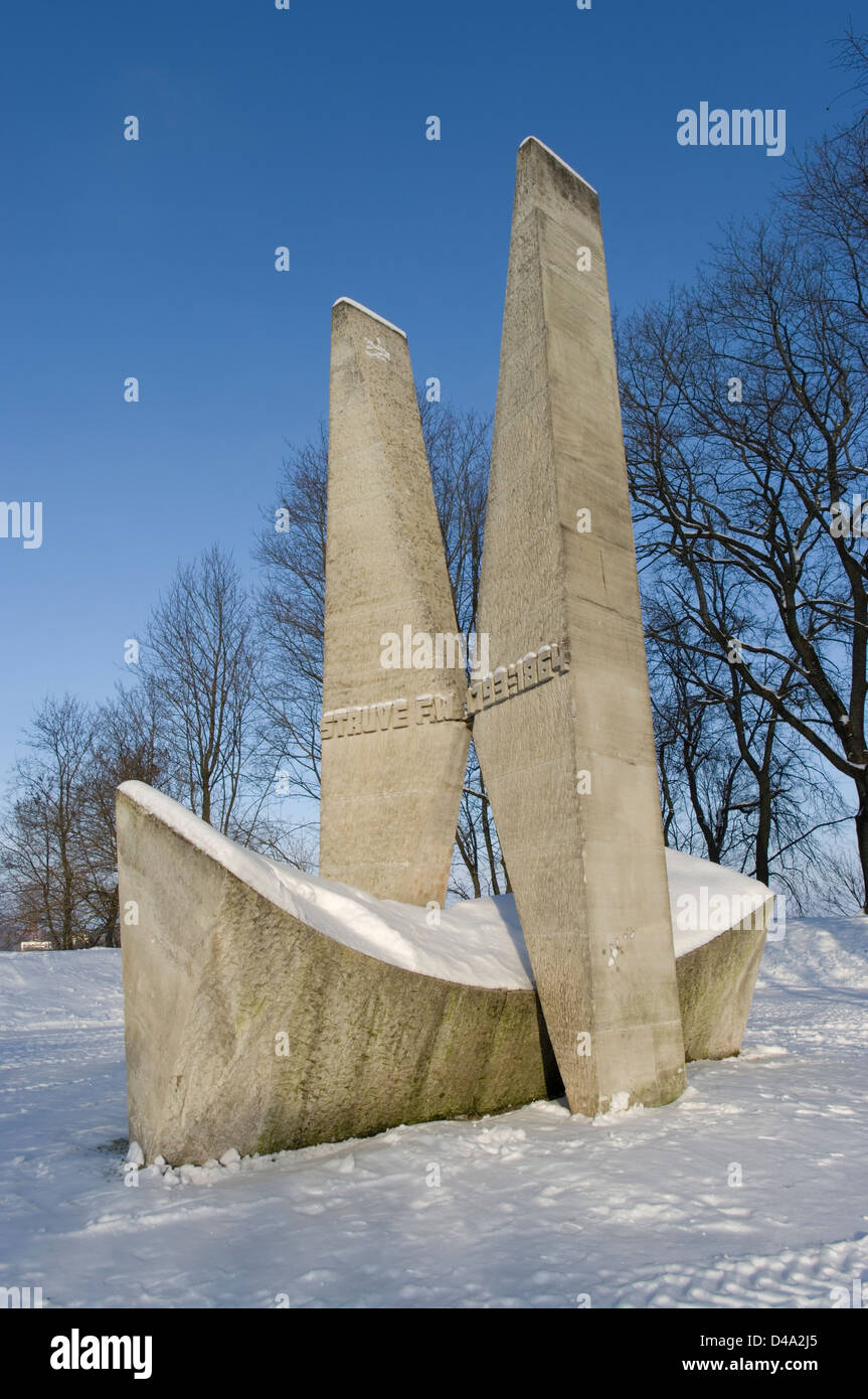 Friedrich Georg Wilhelm Struve monument, Tartu Estonia EU Stock Photo ...