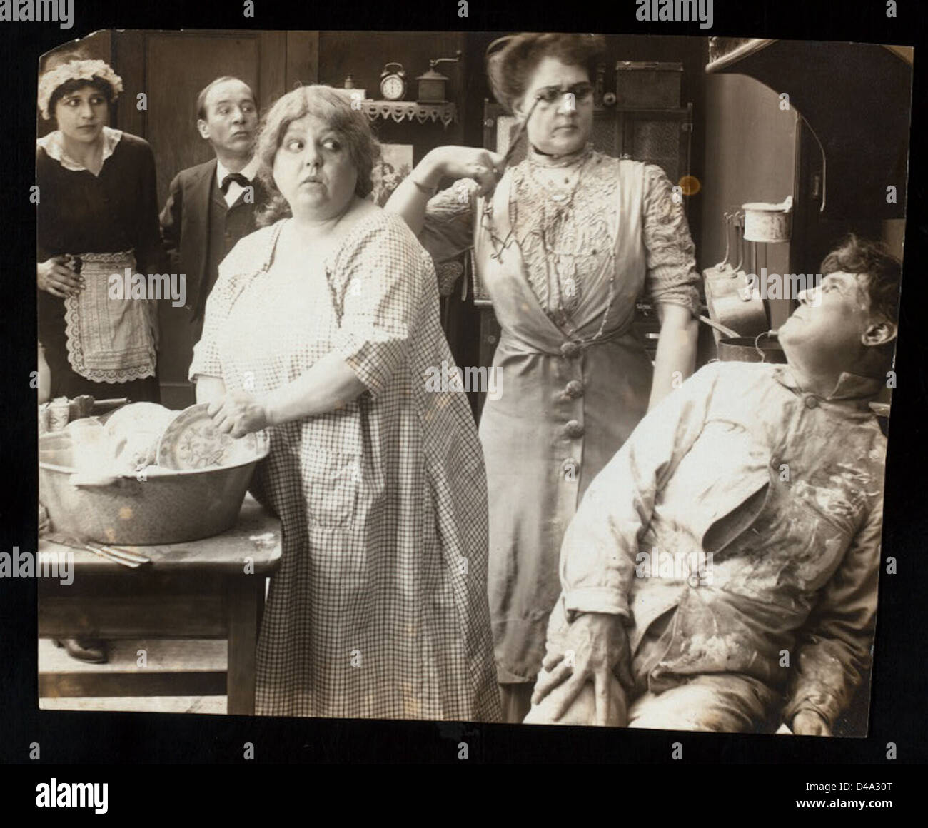 Maid in Sweden (1914) is a silent film featuring a Swedish backdrop ...