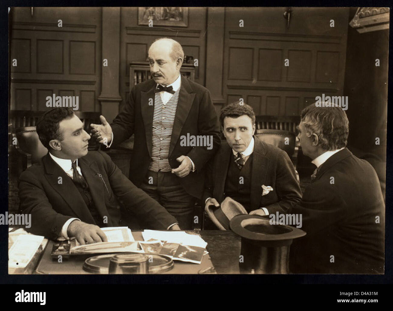 This 1913 image is from the silent film *Harvest*, a significant early ...