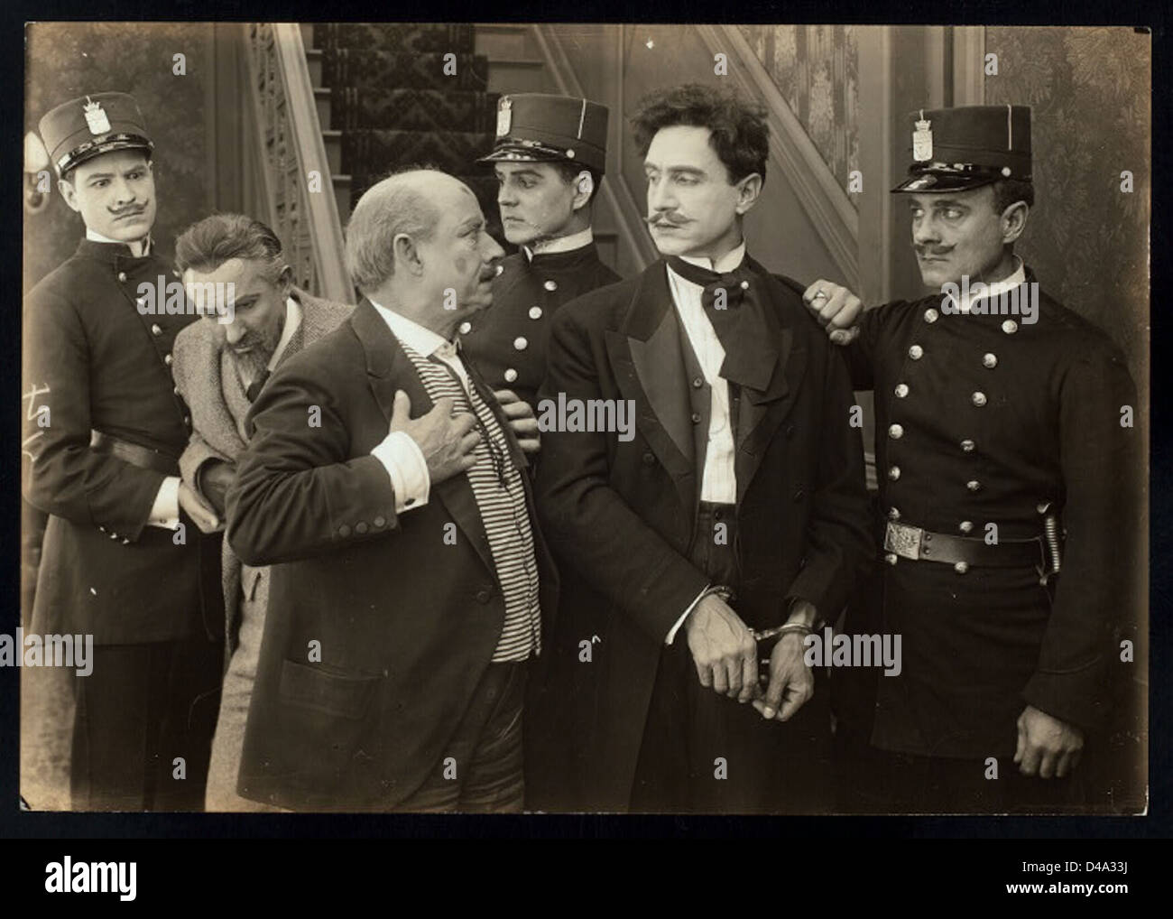 A still from the 1913 silent film *Harvest*, showcasing early cinematic ...