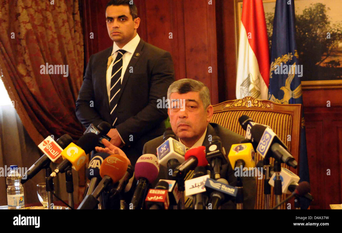 March 10, 2013 - Cairo, Cairo, Egypt - Egyptian Interior Minister ...