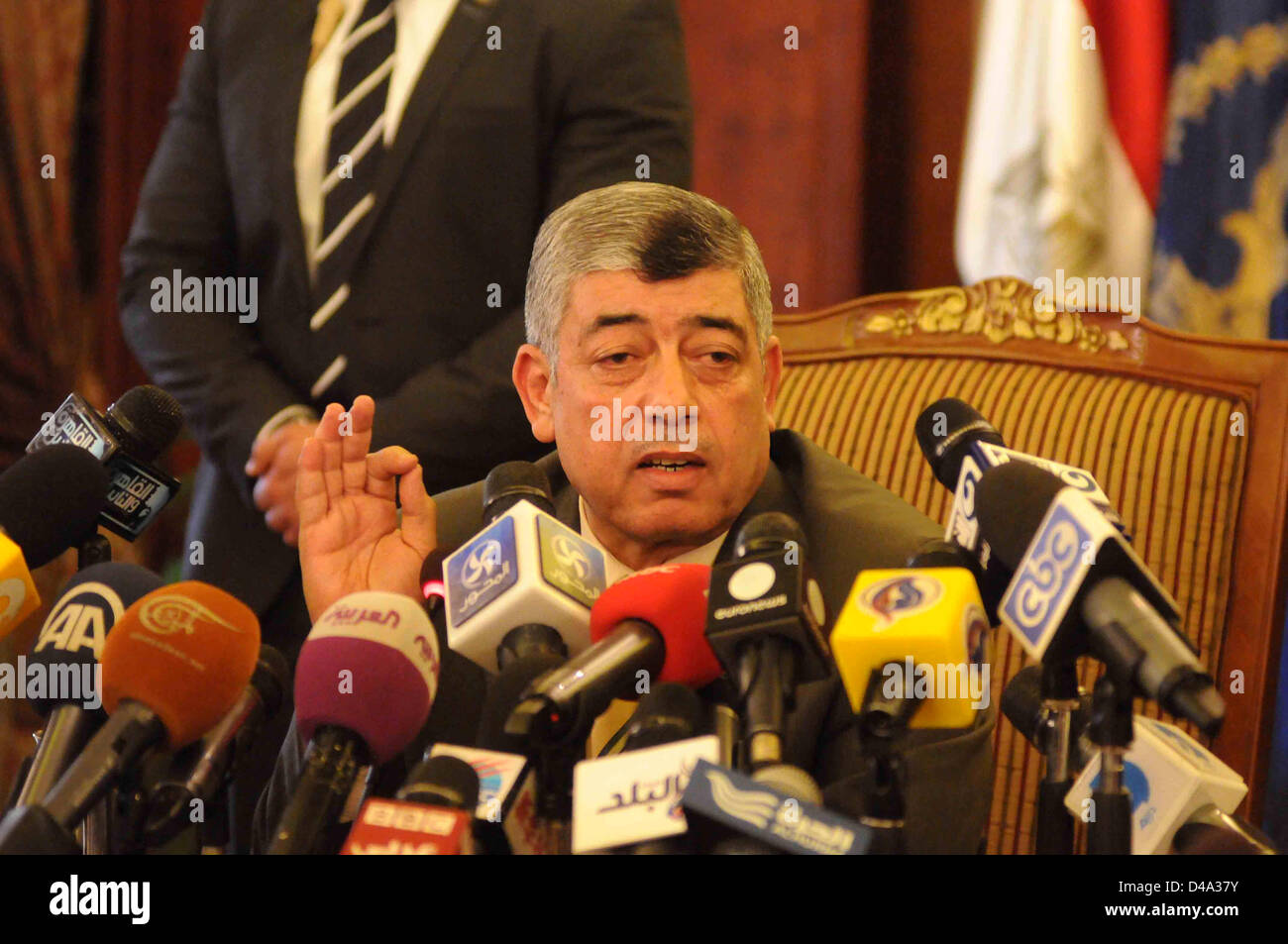 March 10, 2013 - Cairo, Cairo, Egypt - Egyptian Interior Minister ...