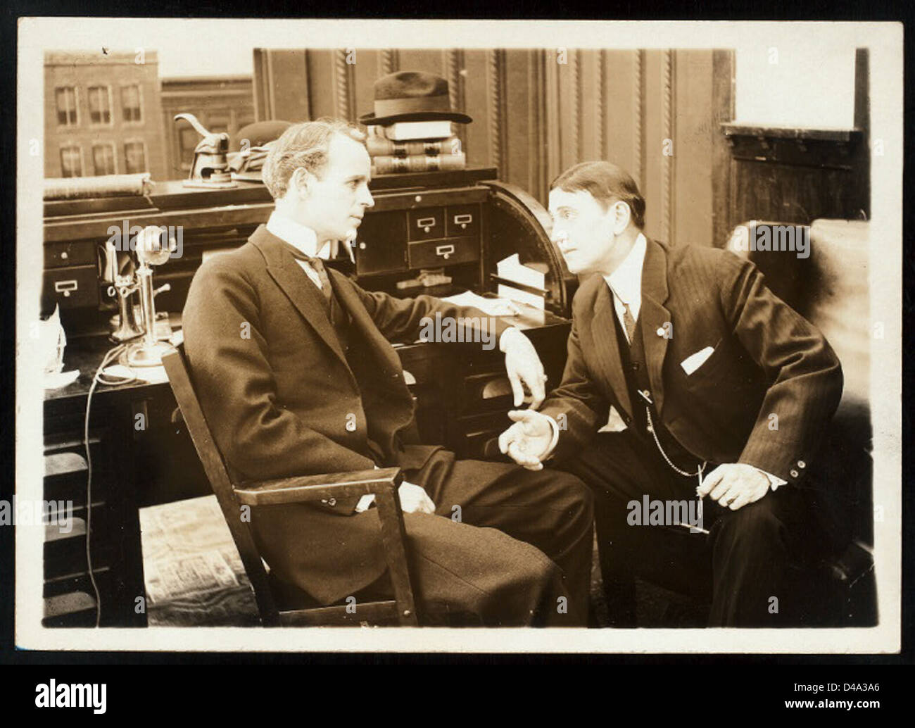 A still from the 1913 silent film 'The Doctor's Orders', part of early ...