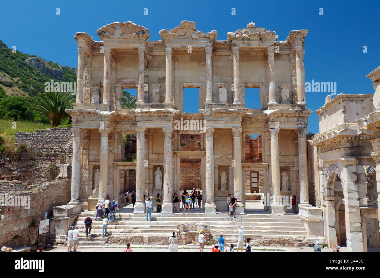 Library of Celsus, antique city of Ephesus, Efes, Turkey, Western Asia ...