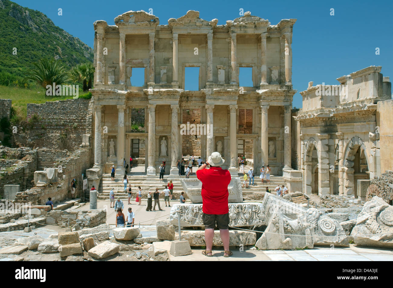 Library of Celsus, antique city of Ephesus, Efes, Turkey, Western Asia ...