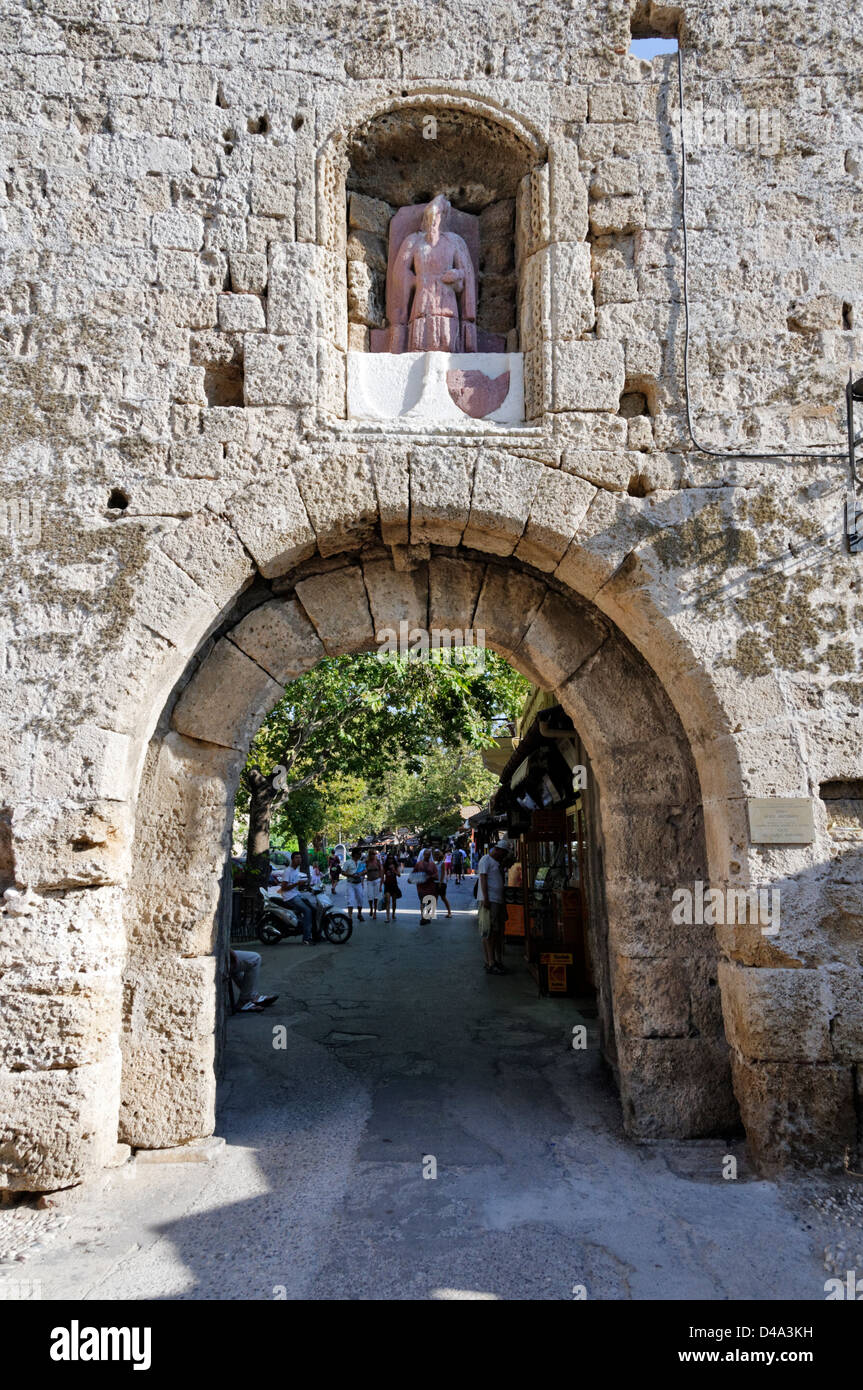 Rhodes st anthony gate hi-res stock photography and images - Alamy