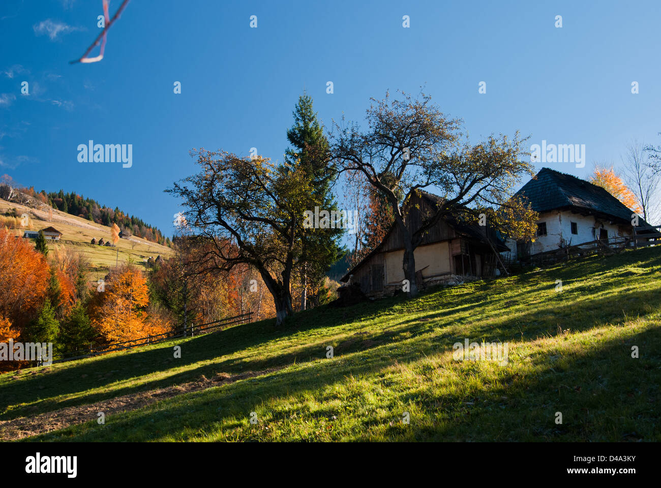 Fall in alpine village hi-res stock photography and images - Alamy